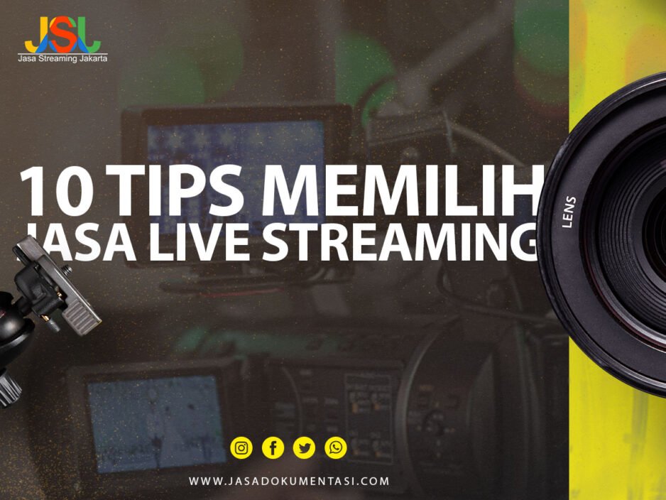 Jasa Live Streaming Video Event di Jakarta Murah Mulai 1 Jutaan